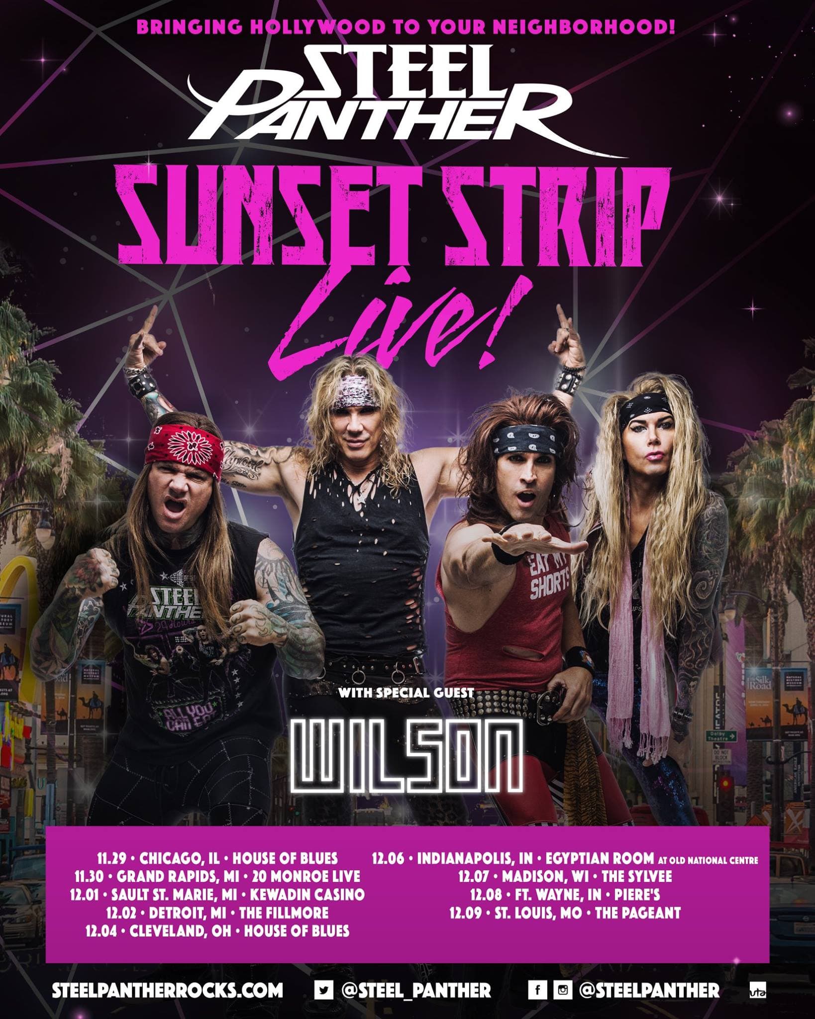 New Sunset Strip LIVE! Dates Announced! – Steel Panther New Sunset Strip LIVE! Dates Announced! – Steel Panther