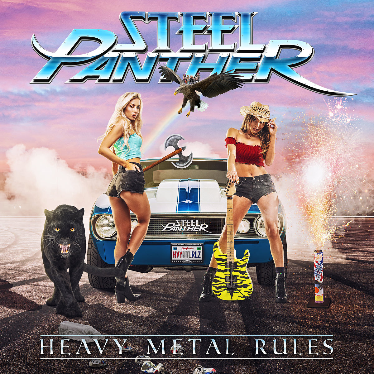 Steel Panther Returns with Fifth Studio Album 'Heavy Metal Rules' Sche