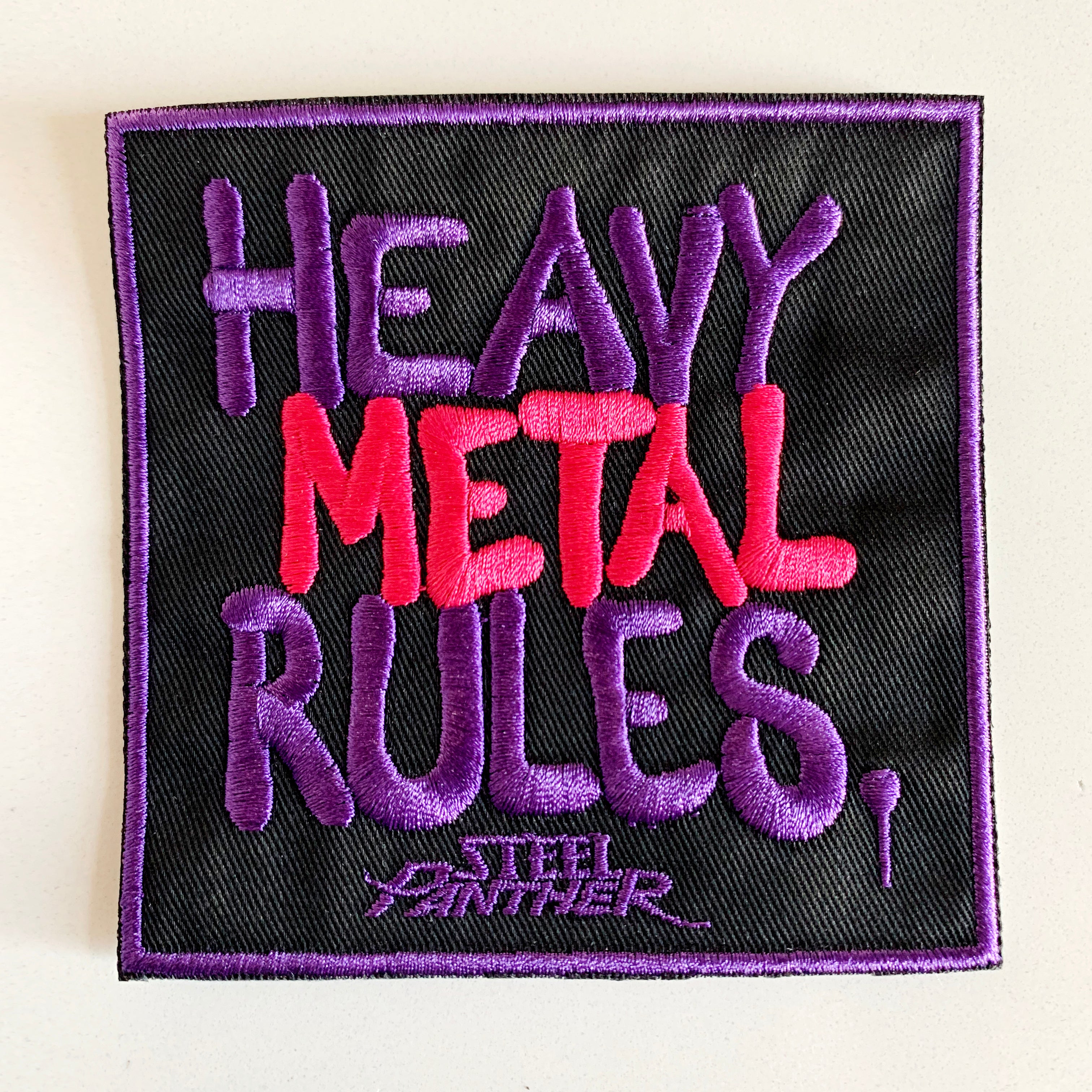 Heavy Metal Rules Patch – Steel Panther